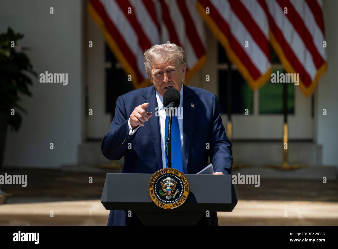 Washington, United States. 01st May, 2025. U.S President Donald Trump ...