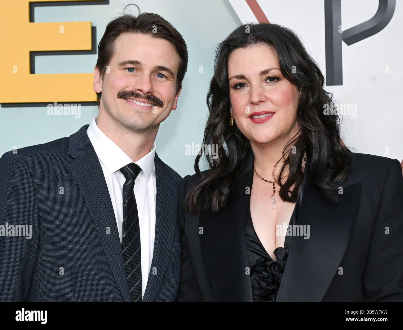 Hollywood, California, USA. 01st May, 2025. Jason Ritter and Melanie ...