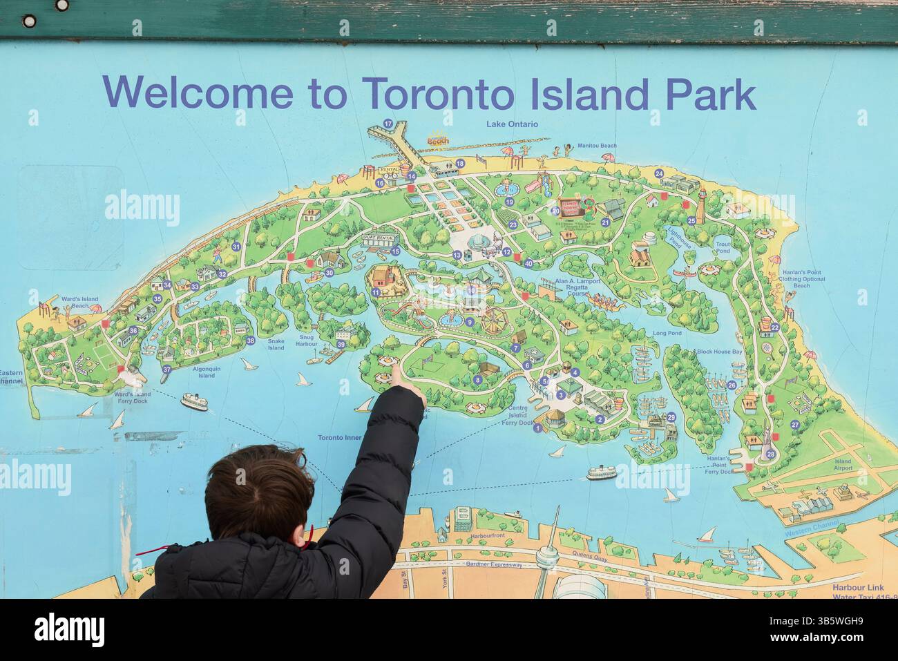 Toronto Canada capital city of Canadian province Ontario Wards Island ...
