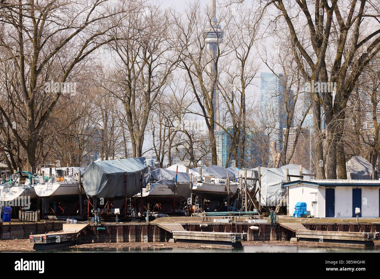 Toronto Canada capital city of Canadian province Ontario modern skyline ...