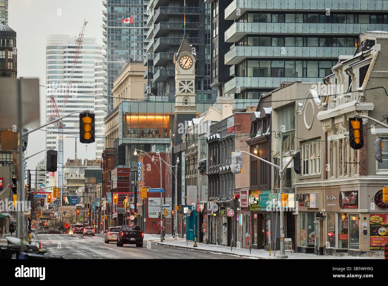 Toronto Canada capital city of Canadian province Ontario Yonge Street ...