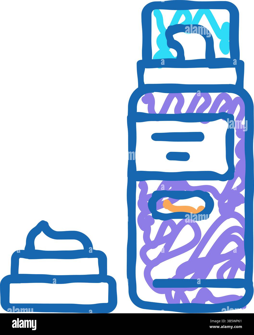 foam for shave icon doodle illustration Stock Vector Image & Art - Alamy