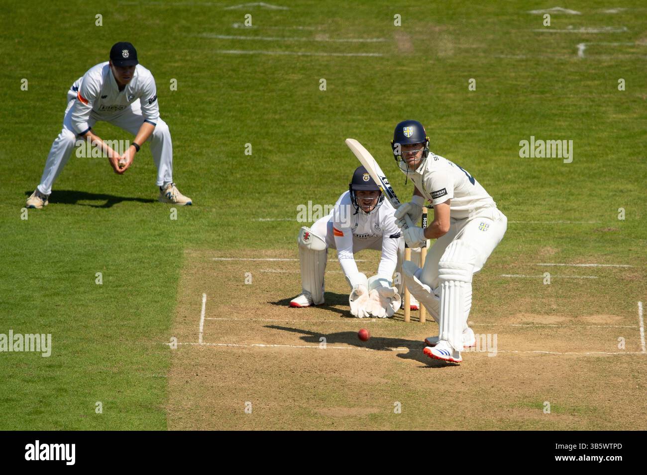 Southampton, UK, 02 May 2025. Colin Ackermann of Durham batting during ...