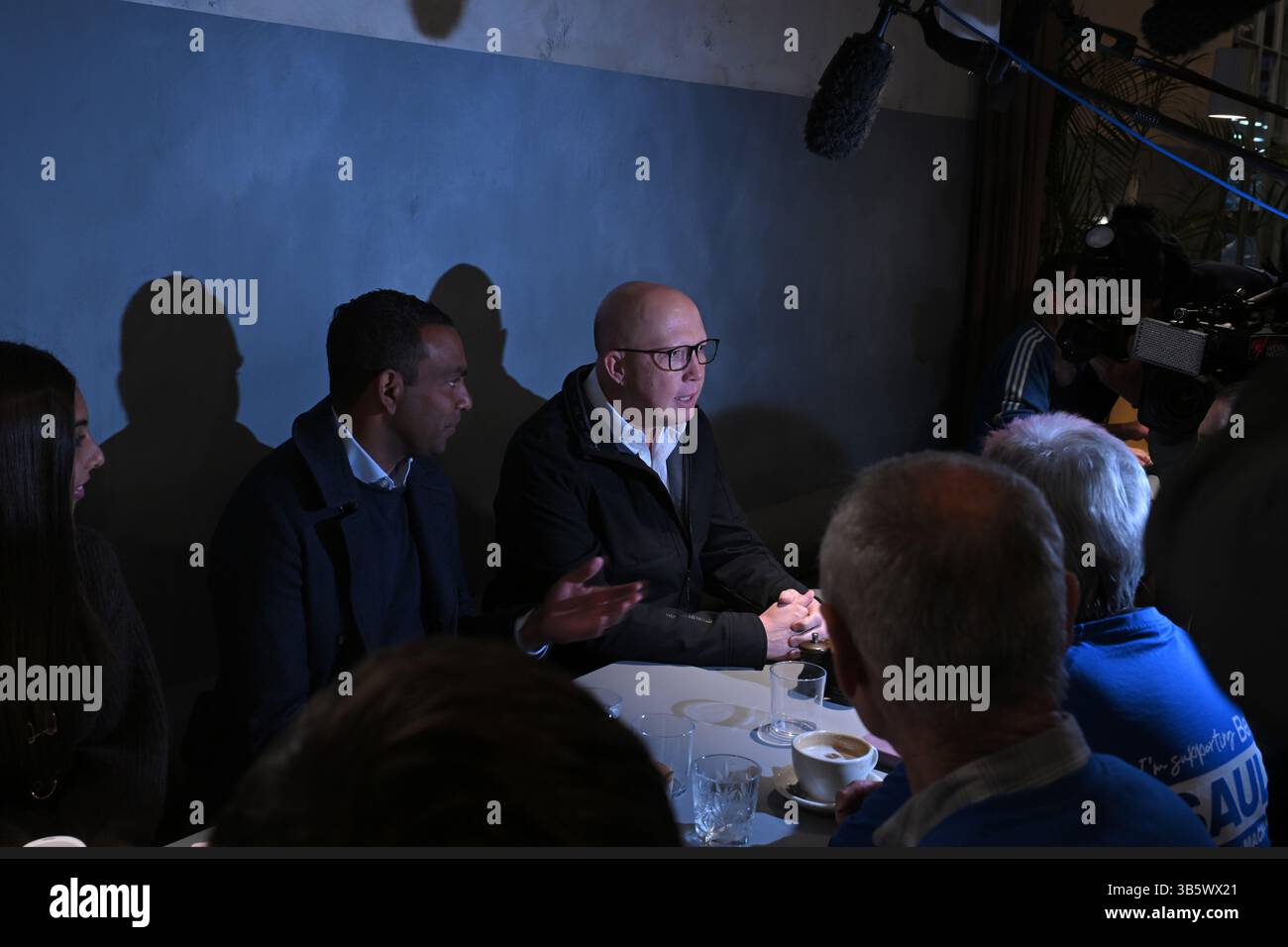 Melbourne, Australia. 03rd May, 2025. Leader of the Opposition Peter ...