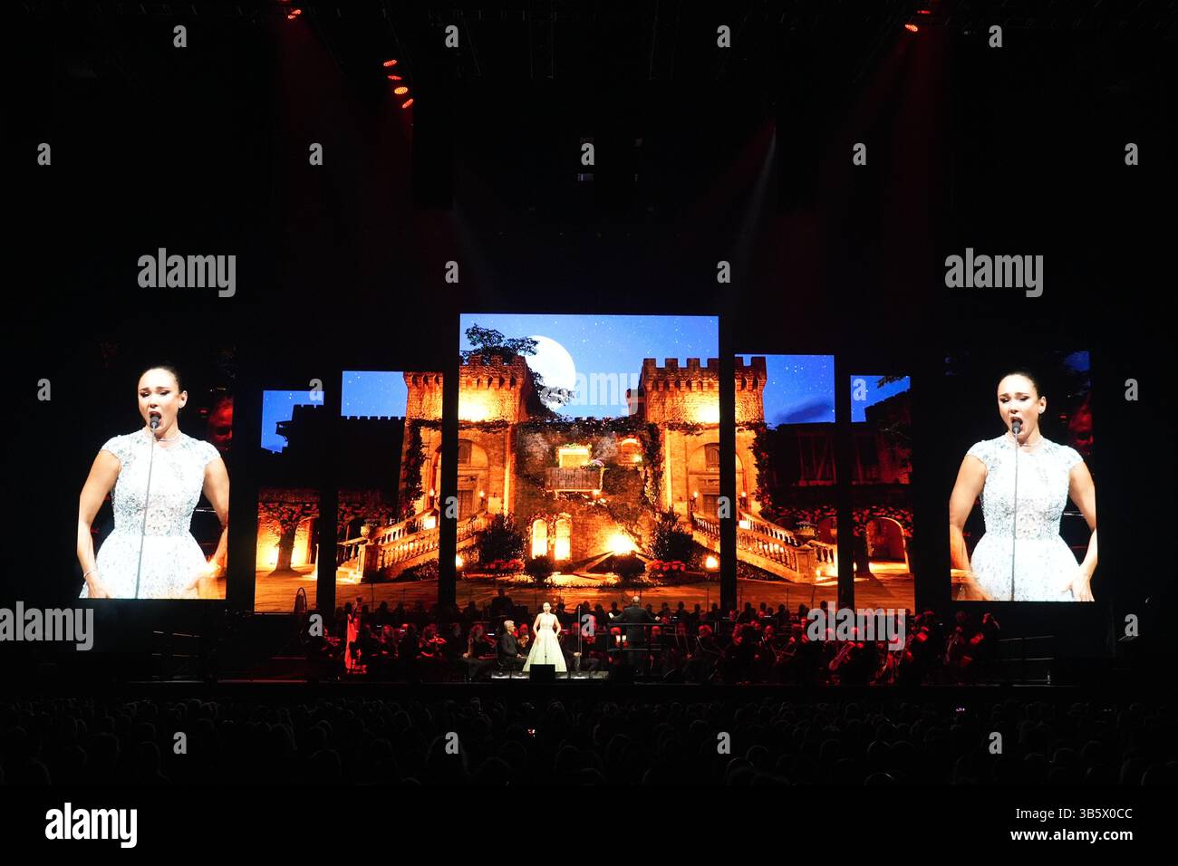 Aida Garifullina performing on stage at the O2 Arena, London, during ...