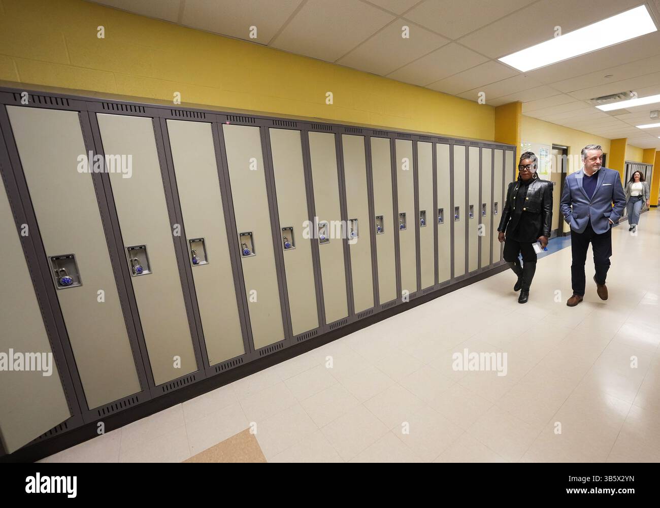 Stouffville, Canada. 02nd May, 2025. Ontario Minister of Education Paul ...
