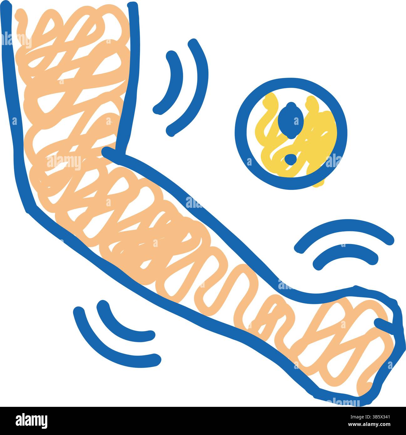 hand stroke icon doodle illustration Stock Vector Image & Art - Alamy