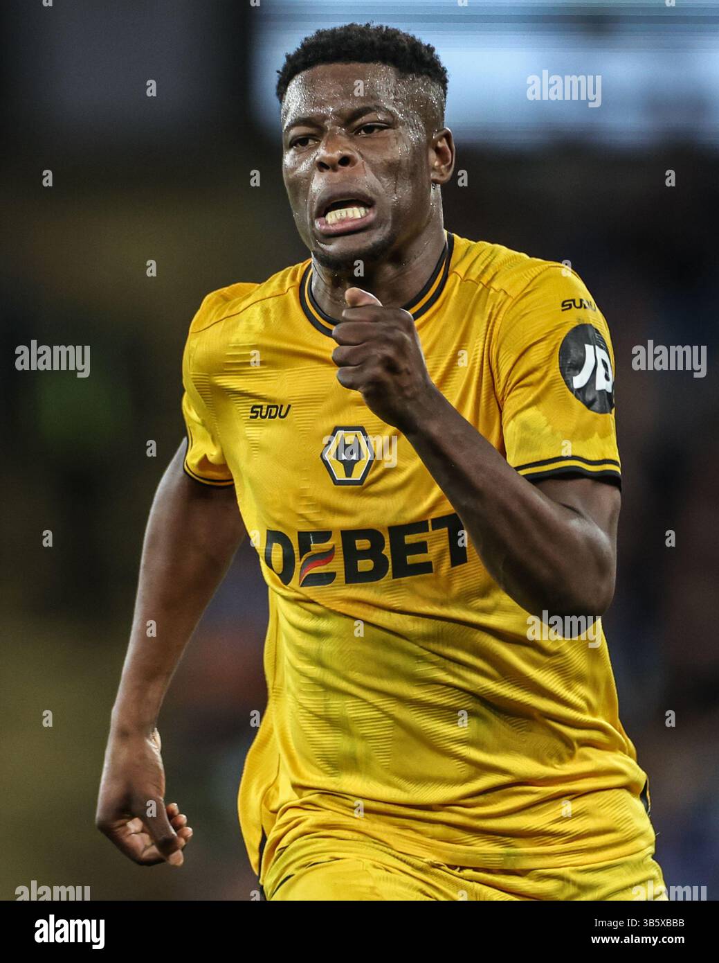 Manchester, UK. 02nd May, 2025. Marshall Munetsi of Wolverhampton ...