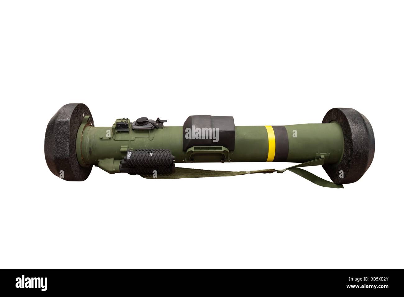 US man-portable anti-tank missile system (ATMS). on white background ...