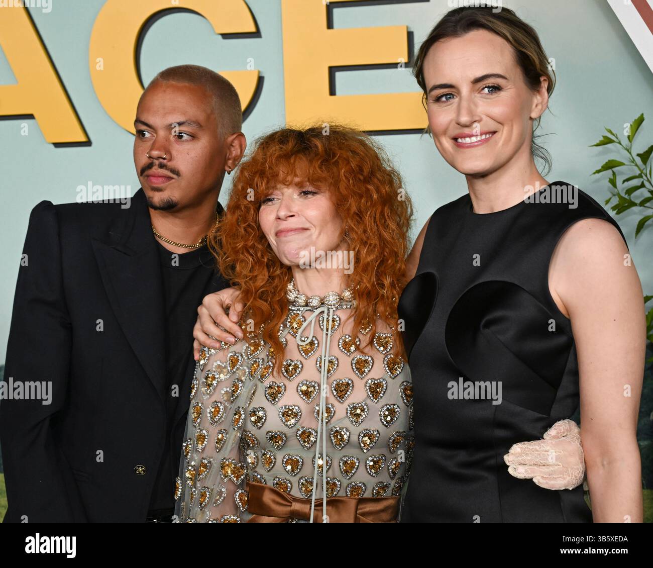 Hollywood, California, USA. 01st May, 2025. (L-R) Evan Ross, Natasha ...