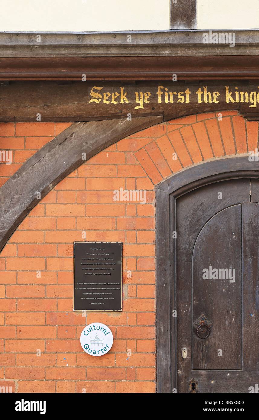 The historical Old Grammar School in Market Harborough's Cultural ...