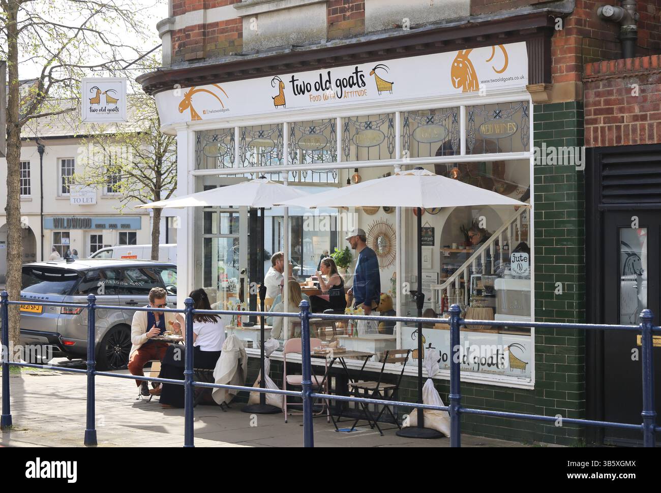 two old goats cafe with attitude on Church Square in Market Harborough ...