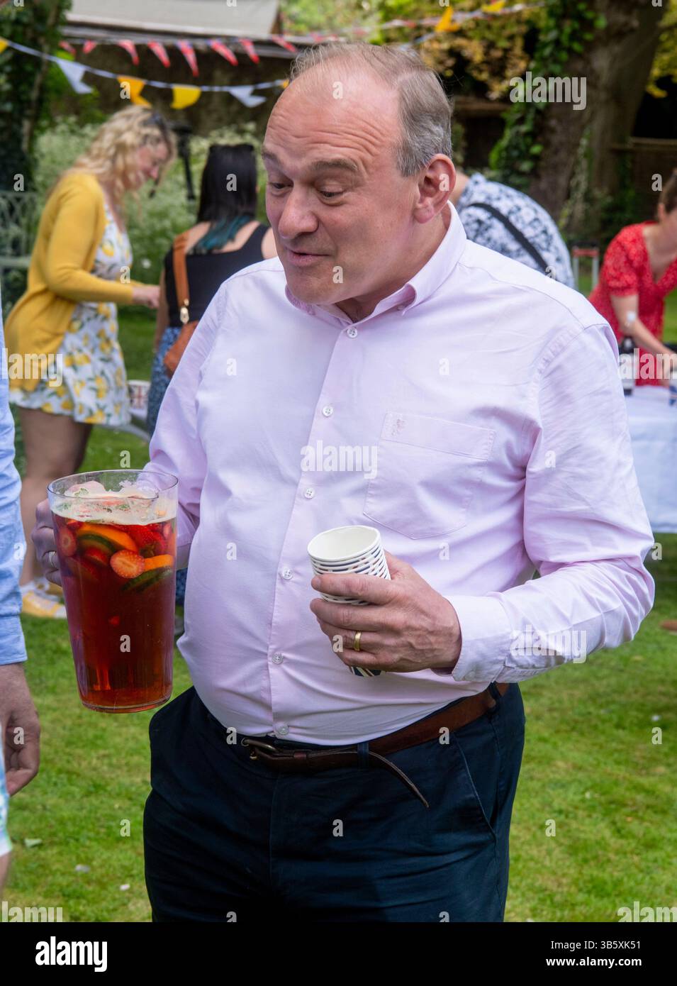 Oxfordshire, UK. 02nd May, 2025. Liberal Democrat Leader Ed Davey at ...