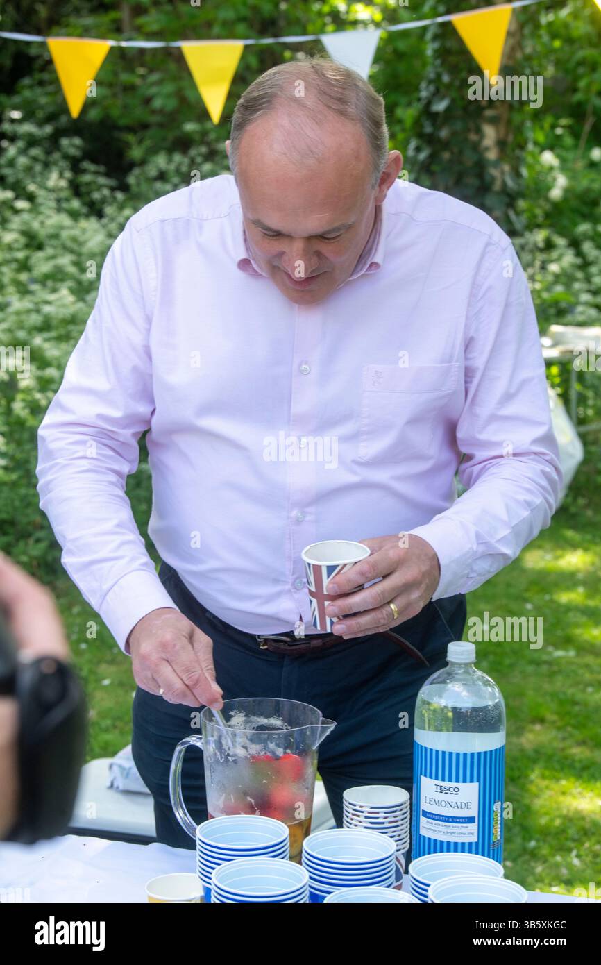 Oxfordshire, UK. 02nd May, 2025. Liberal Democrat Leader Ed Davey at ...