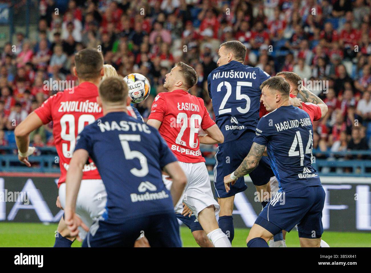 Krakow, Poland, May 2 2025, A Football Match Between Wisla Krakow and ...