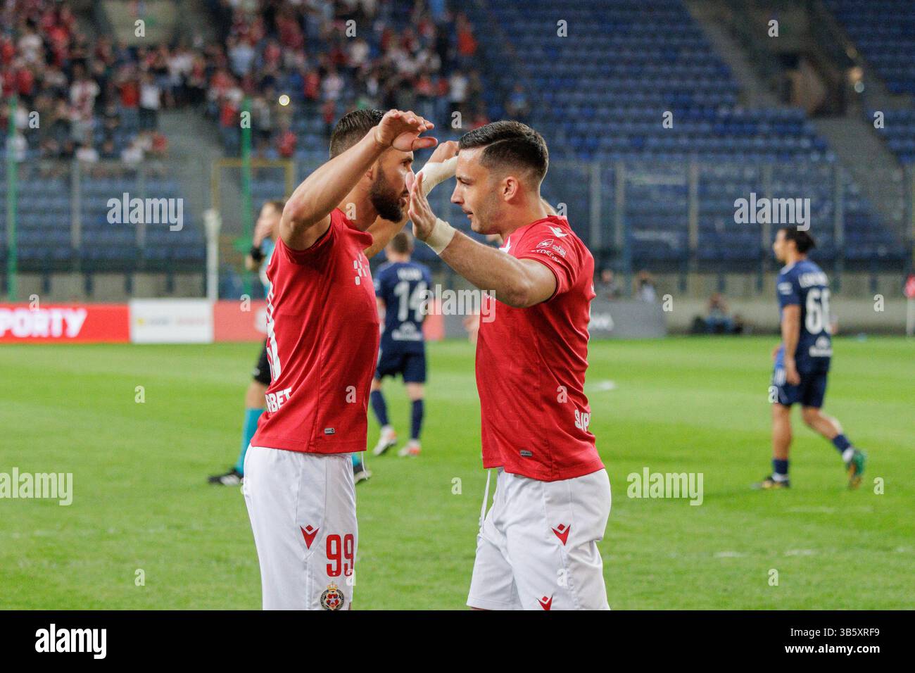 Krakow, Poland, May 2 2025, A Football Match Between Wisla Krakow and ...