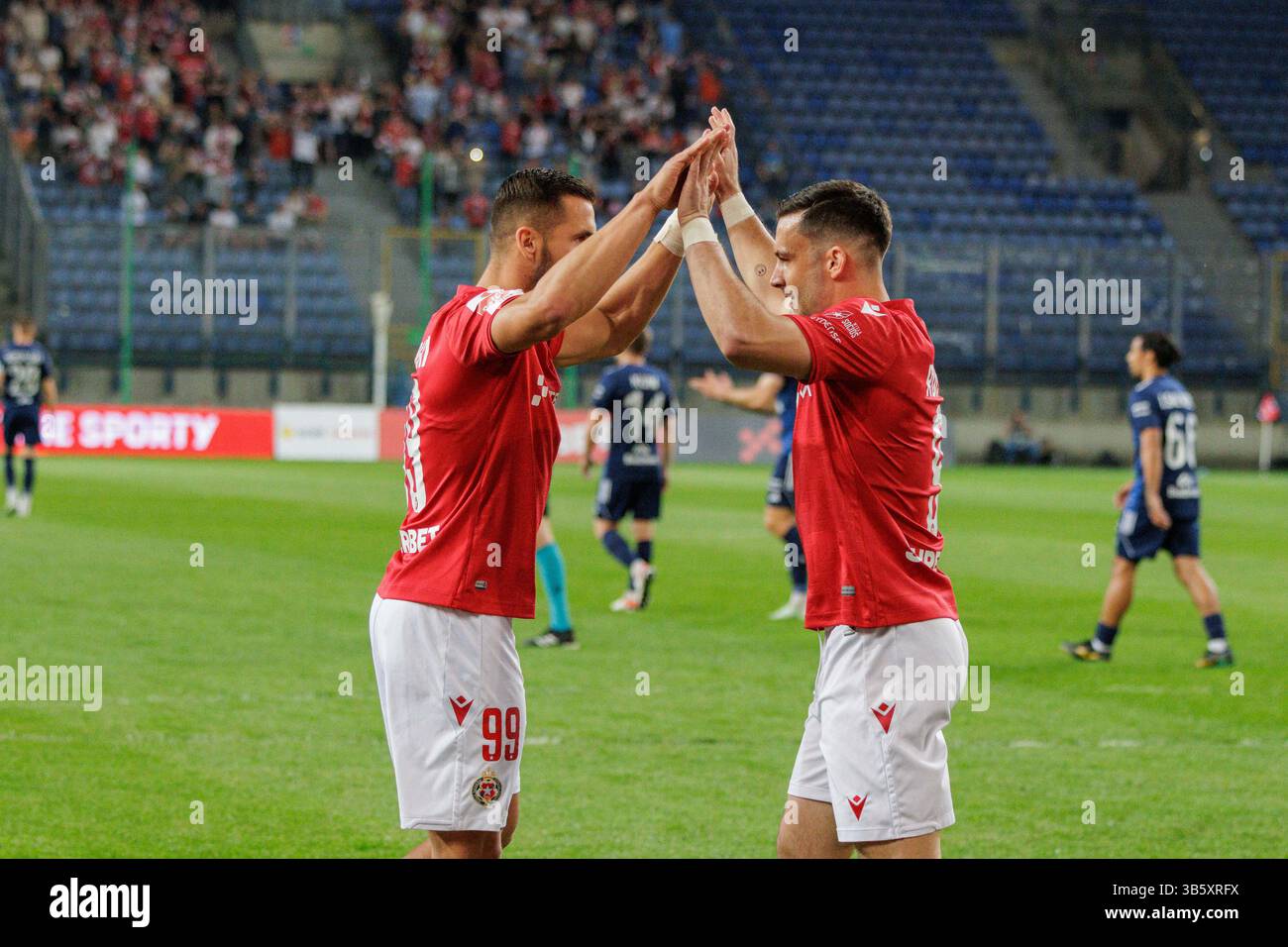Krakow, Poland, May 2 2025, A Football Match Between Wisla Krakow and ...