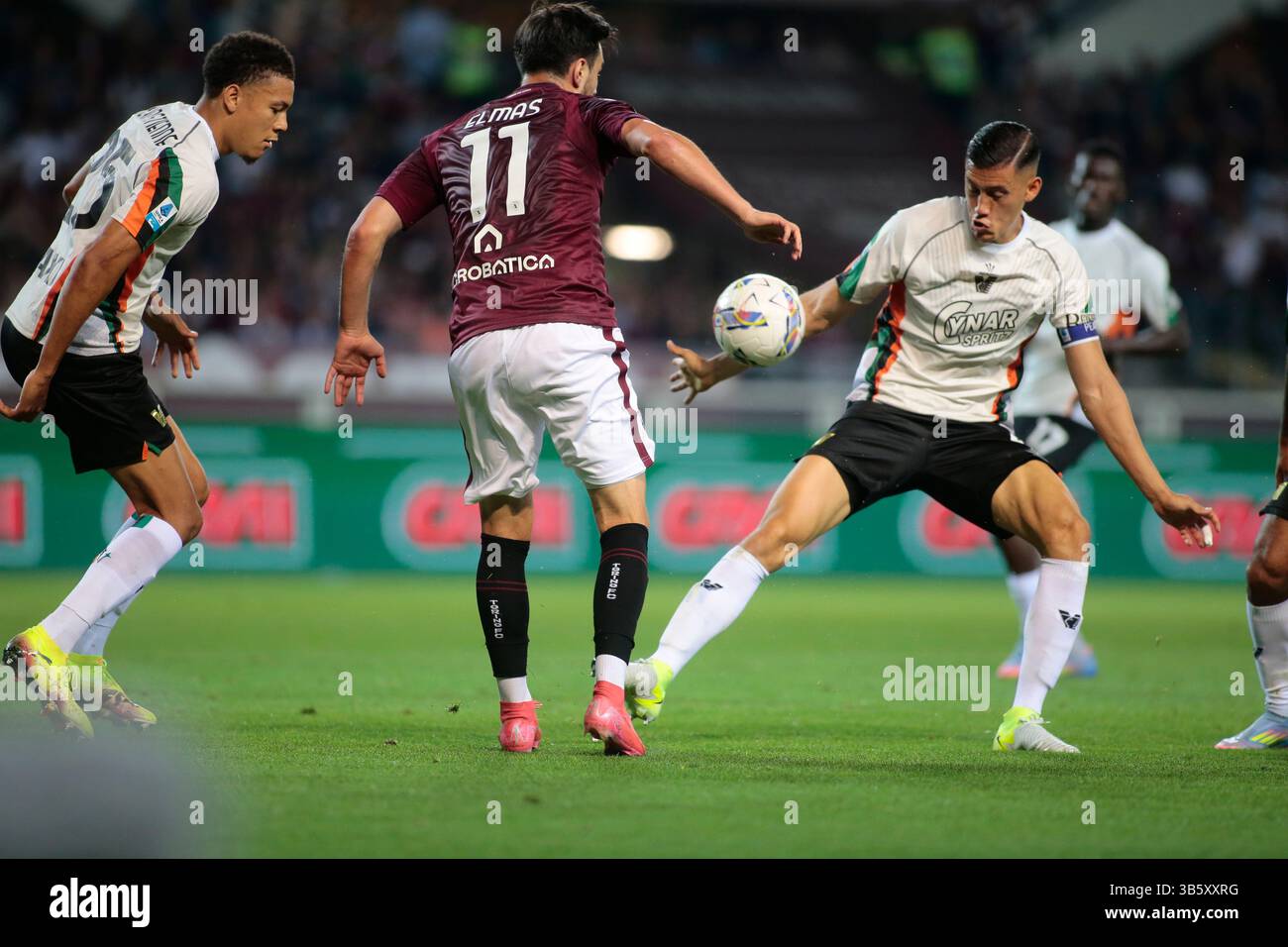 Turin, Italy. 02nd May, 2025. Eljif Elmas of Torino FC during the ...