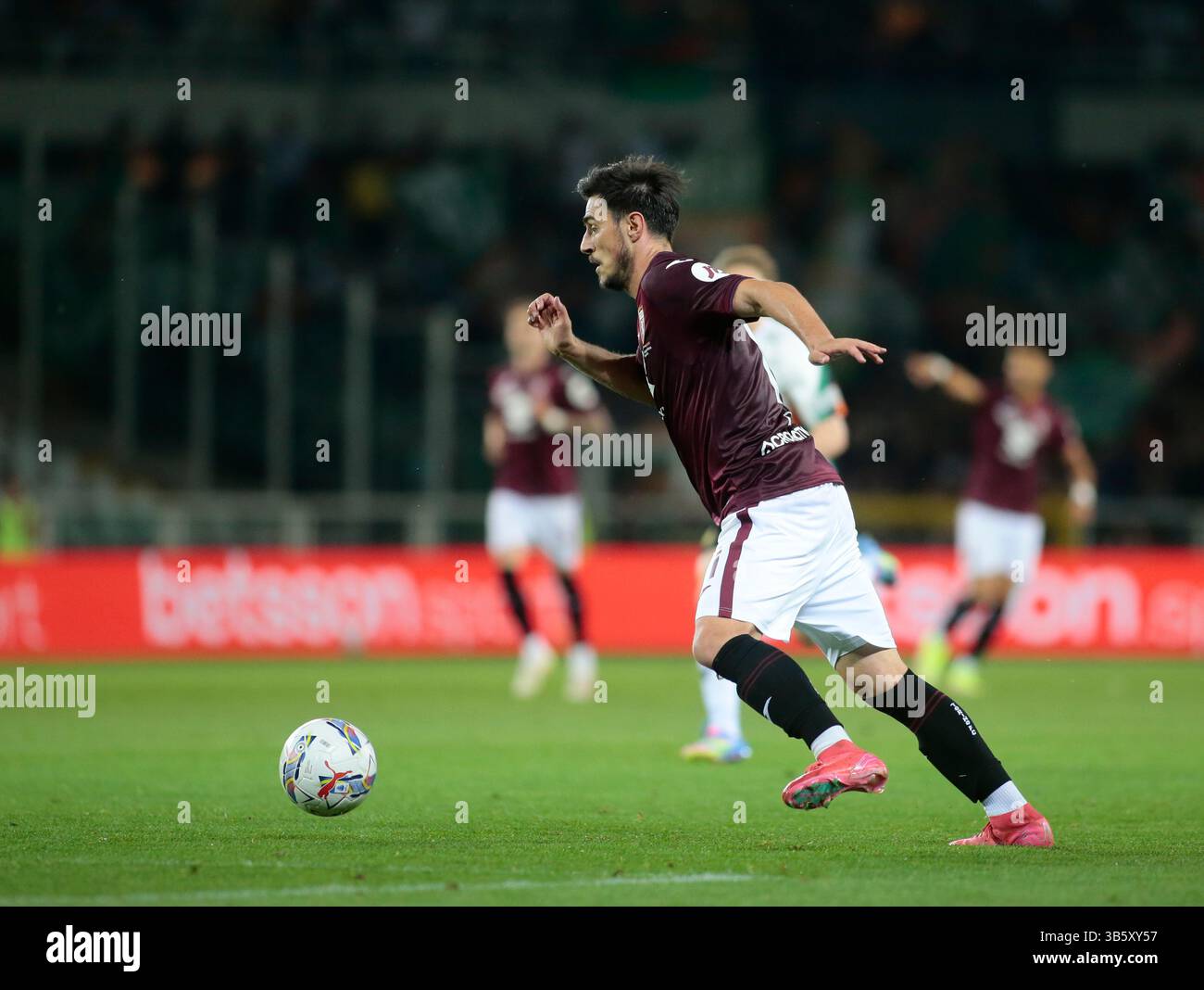Turin, Italy. 02nd May, 2025. Eljif Elmas of Torino FC during the ...