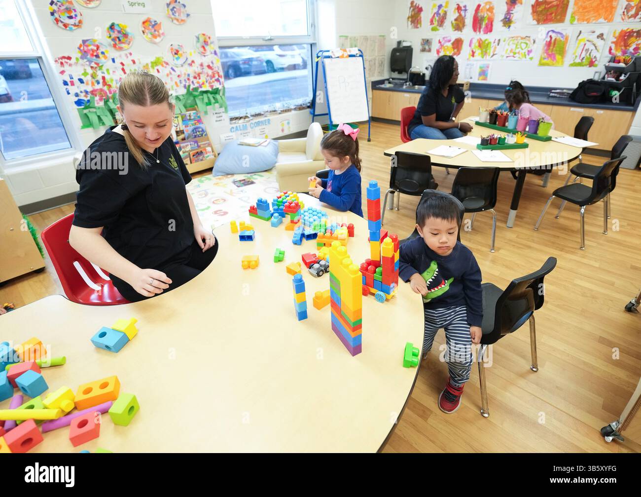 Stouffville, Canada. 02nd May, 2025. Children play at the Blessed ...