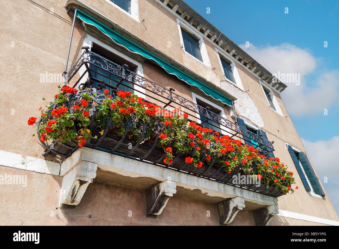 Floral wrought iron balcony hi-res stock photography and images - Alamy