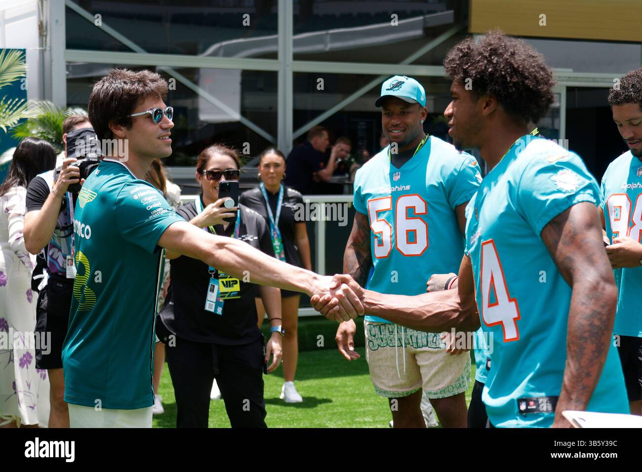 MIAMI GARDENS, FL - MAY 01: Aston Martin Aramco Formula One Team driver ...