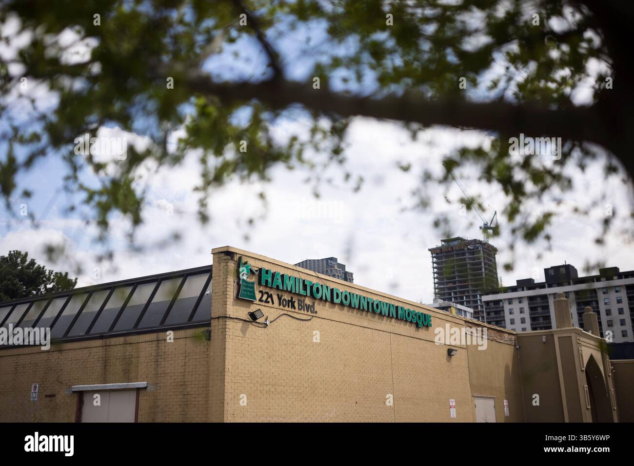 Hamilton, Canada. 02nd May, 2025. Hamilton Downtown Mosque where a ...
