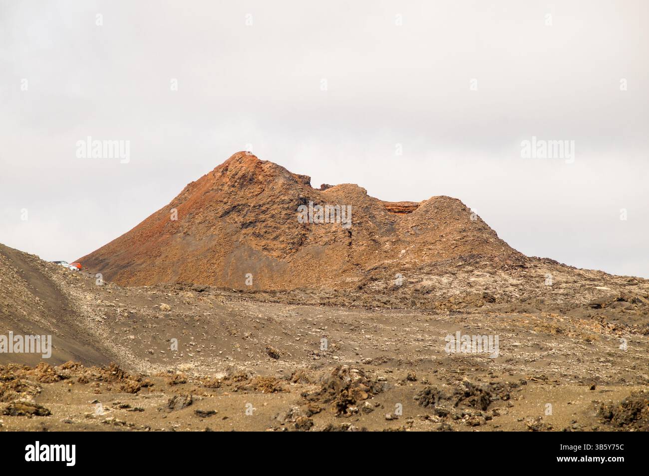 Landscape photography of a volcanic environment showing its rocky soil ...