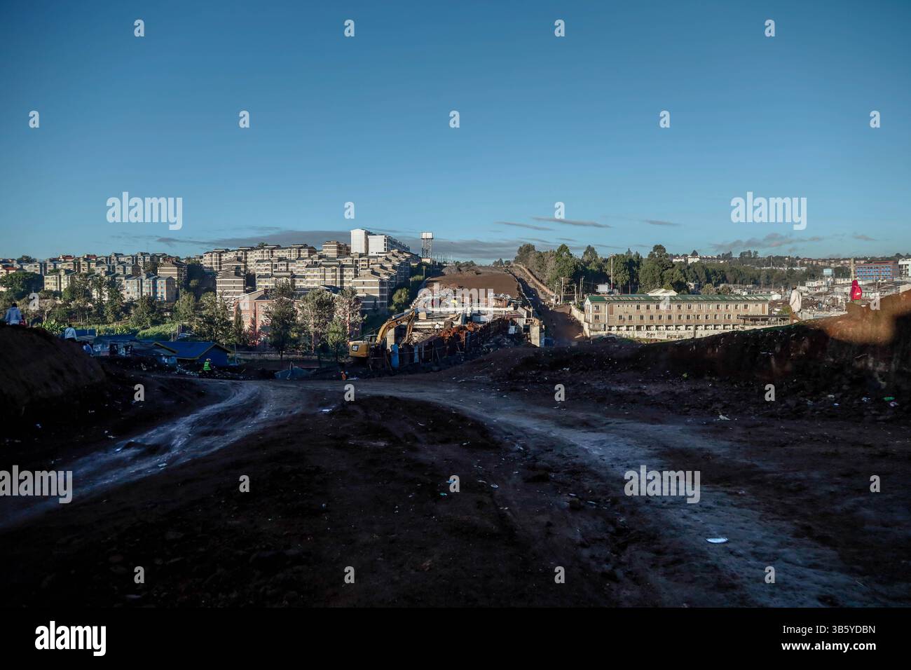 May 6, 2022, NAIROBI, KENYA: A view of Kibra Southern bypass ...