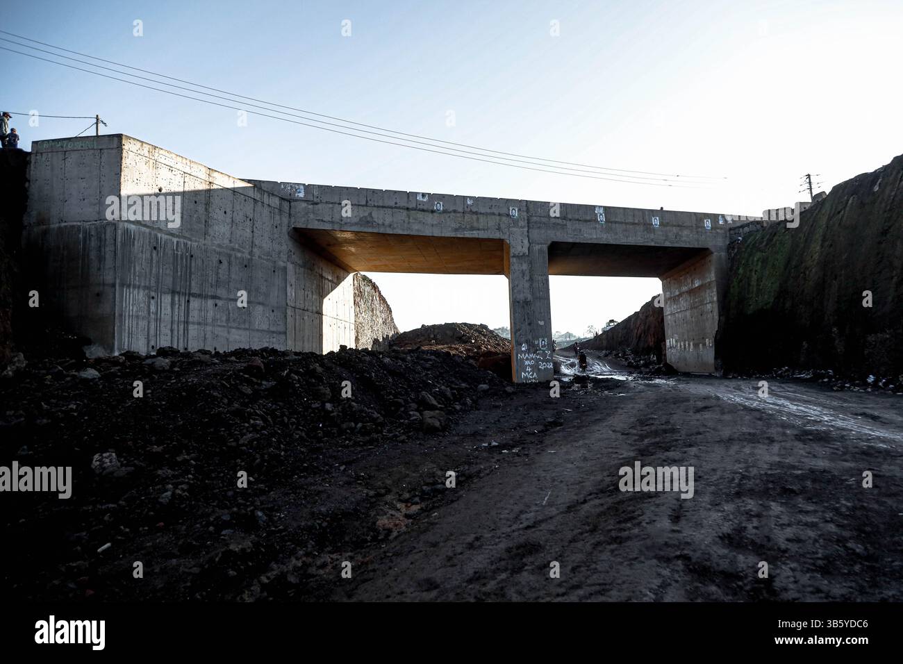 May 6, 2022, NAIROBI, KENYA: A view of Kibra Southern bypass ...