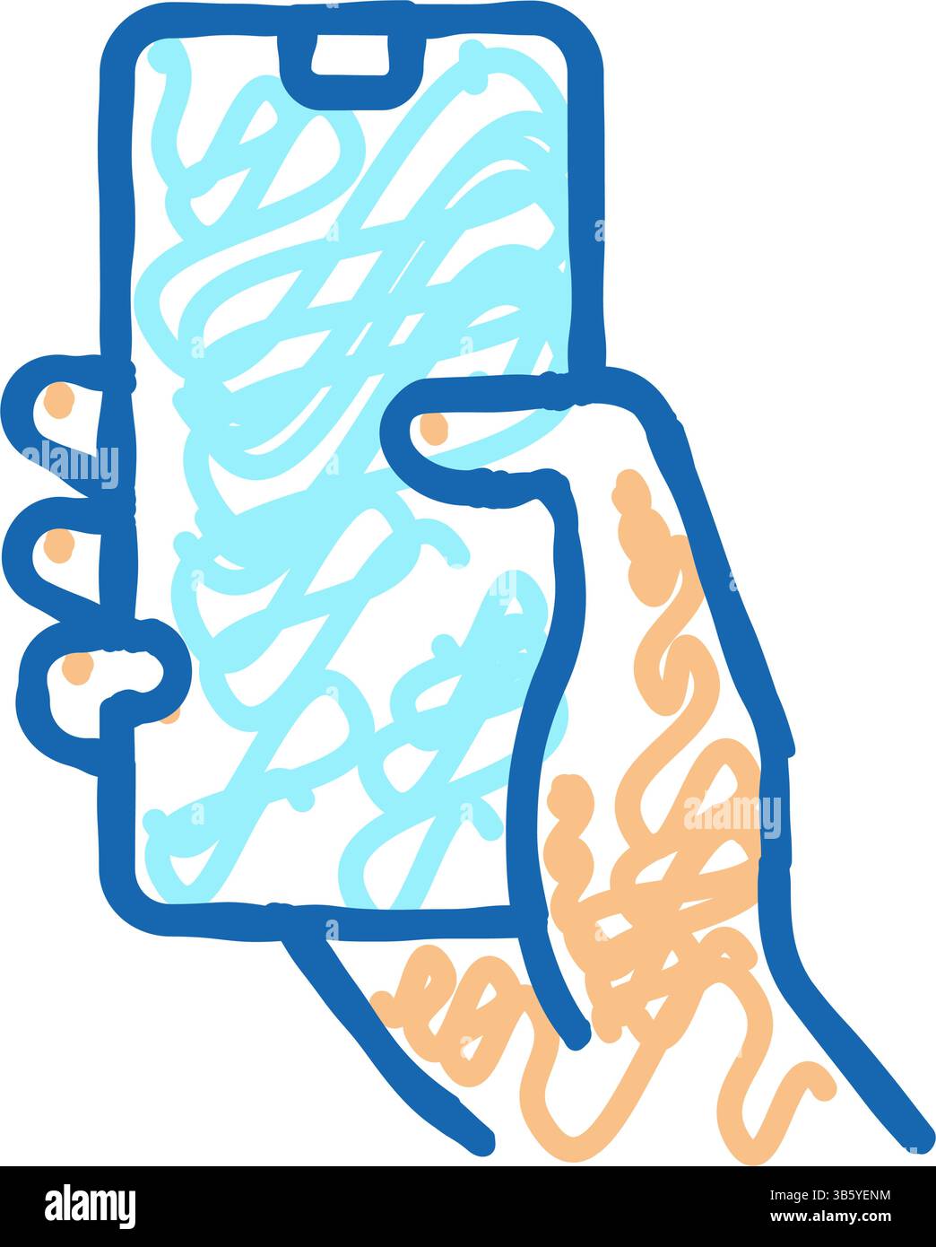 Hand swiping gesture icon Cut Out Stock Images & Pictures - Alamy