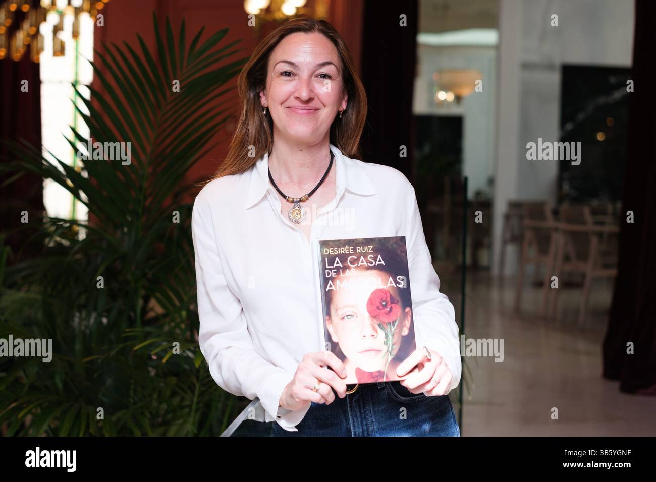 Writer Desiree Ruiz poses during the portrait session during the ...
