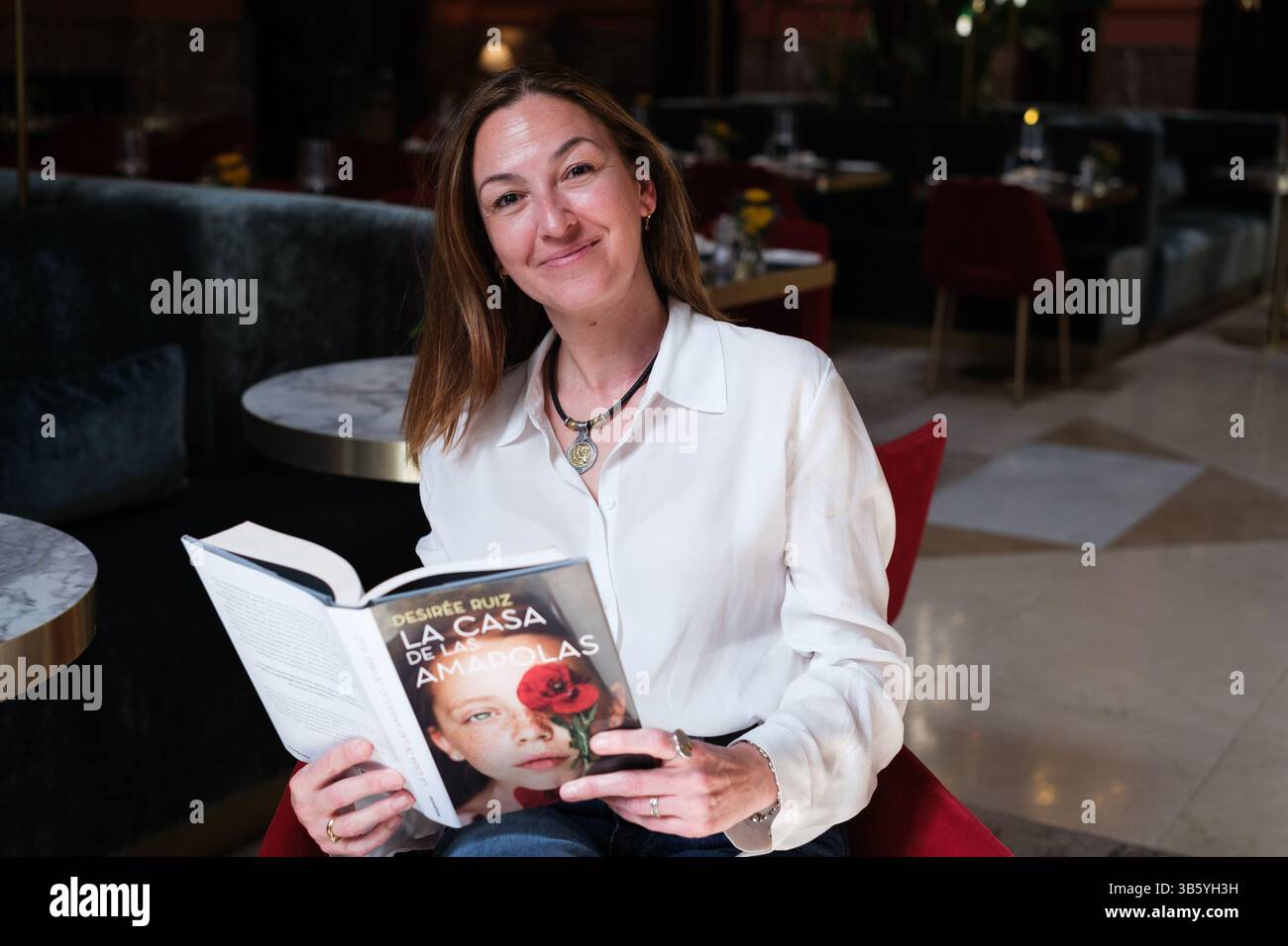 Writer Desiree Ruiz poses during the portrait session during the ...
