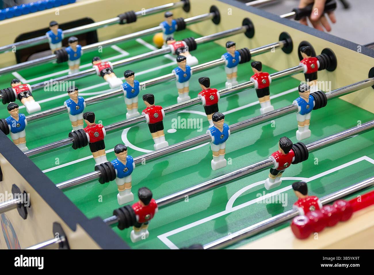 Table football soccer game players (kicker Stock Photo - Alamy