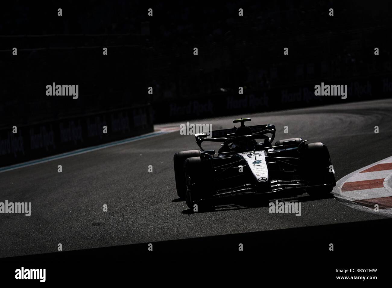 Mercedes driver Kimi Antonelli of Italy steers his car during the ...