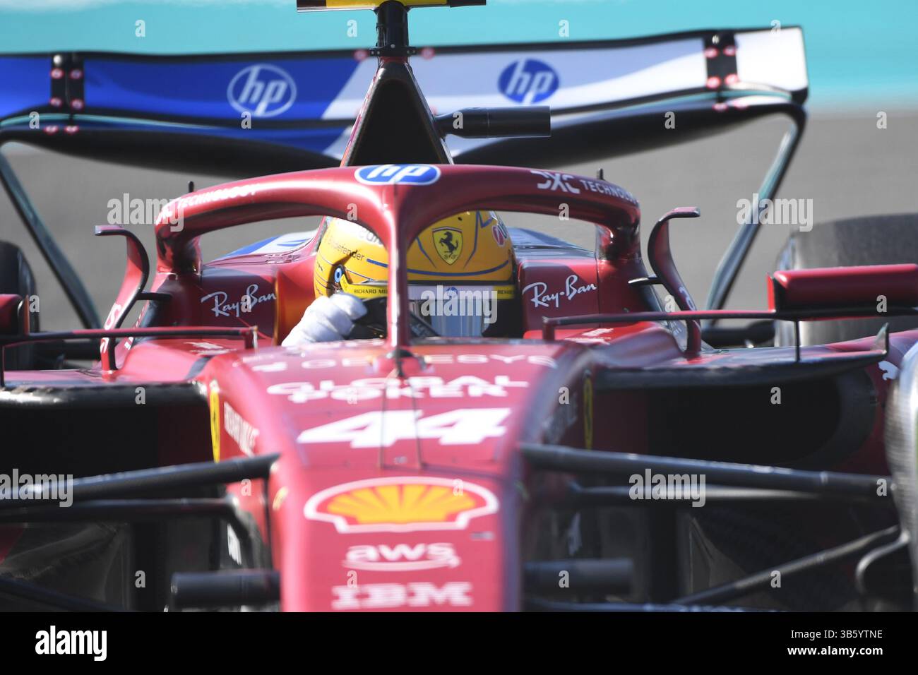 Miami, USA. 02nd May, 2025. Lewis Hamilton of Great Britain and driver ...
