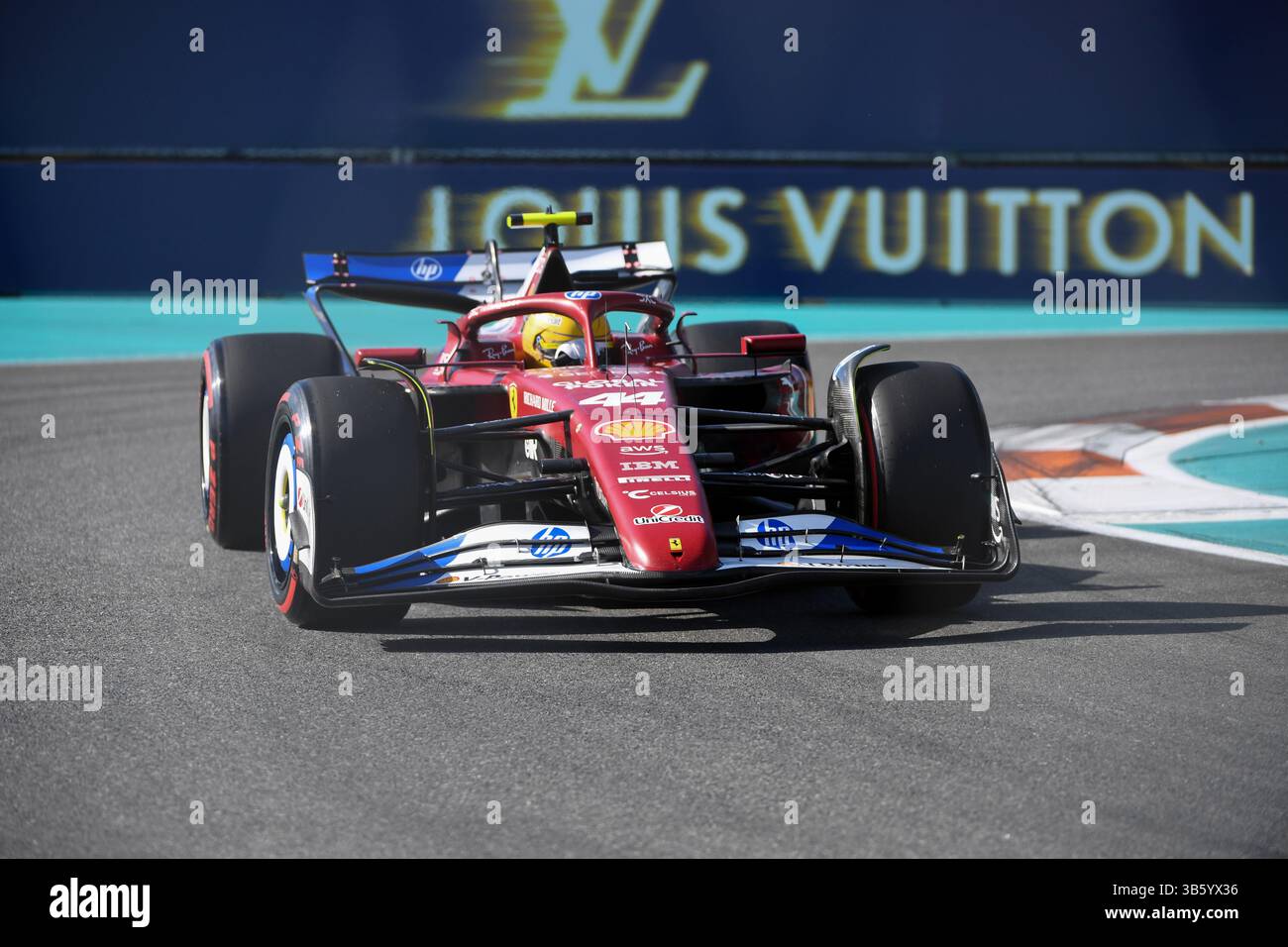 Miami, USA. 02nd May, 2025. Lewis Hamilton of Great Britain and driver ...