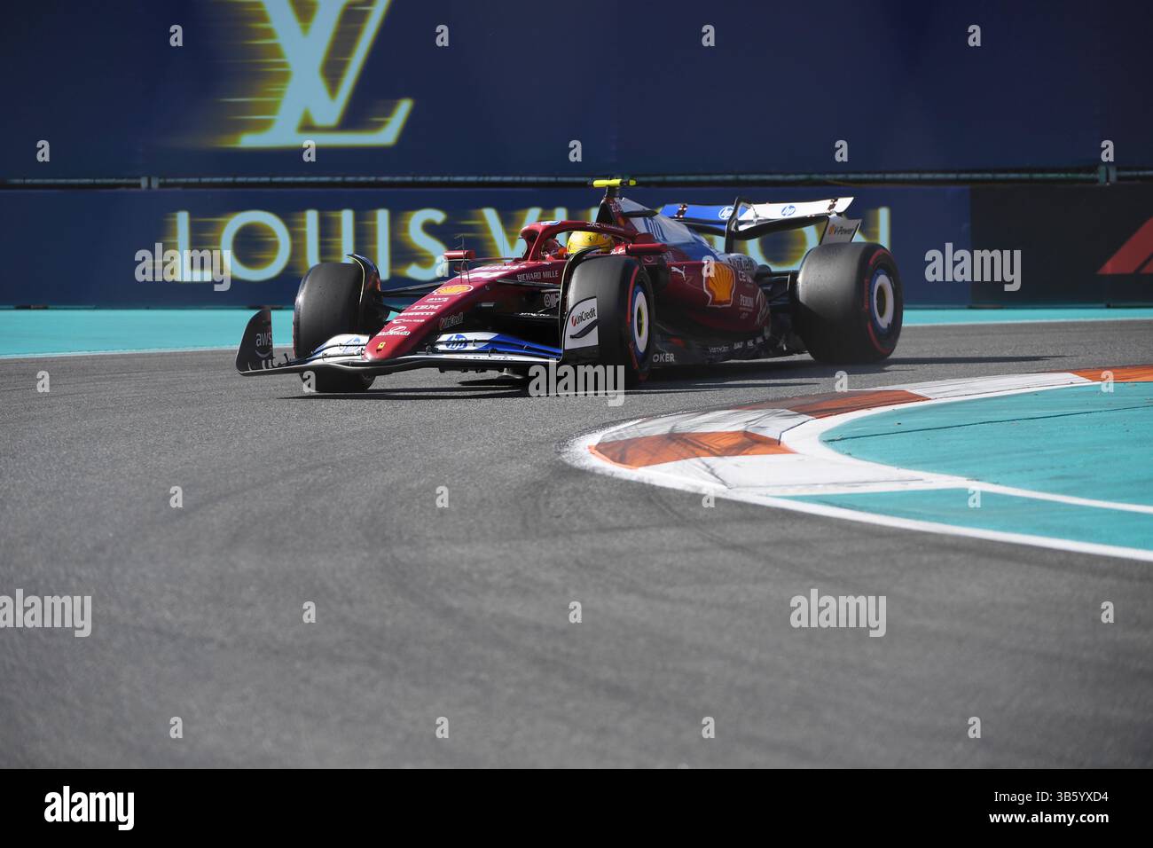 Miami, USA. 02nd May, 2025. Lewis Hamilton of Great Britain and driver ...