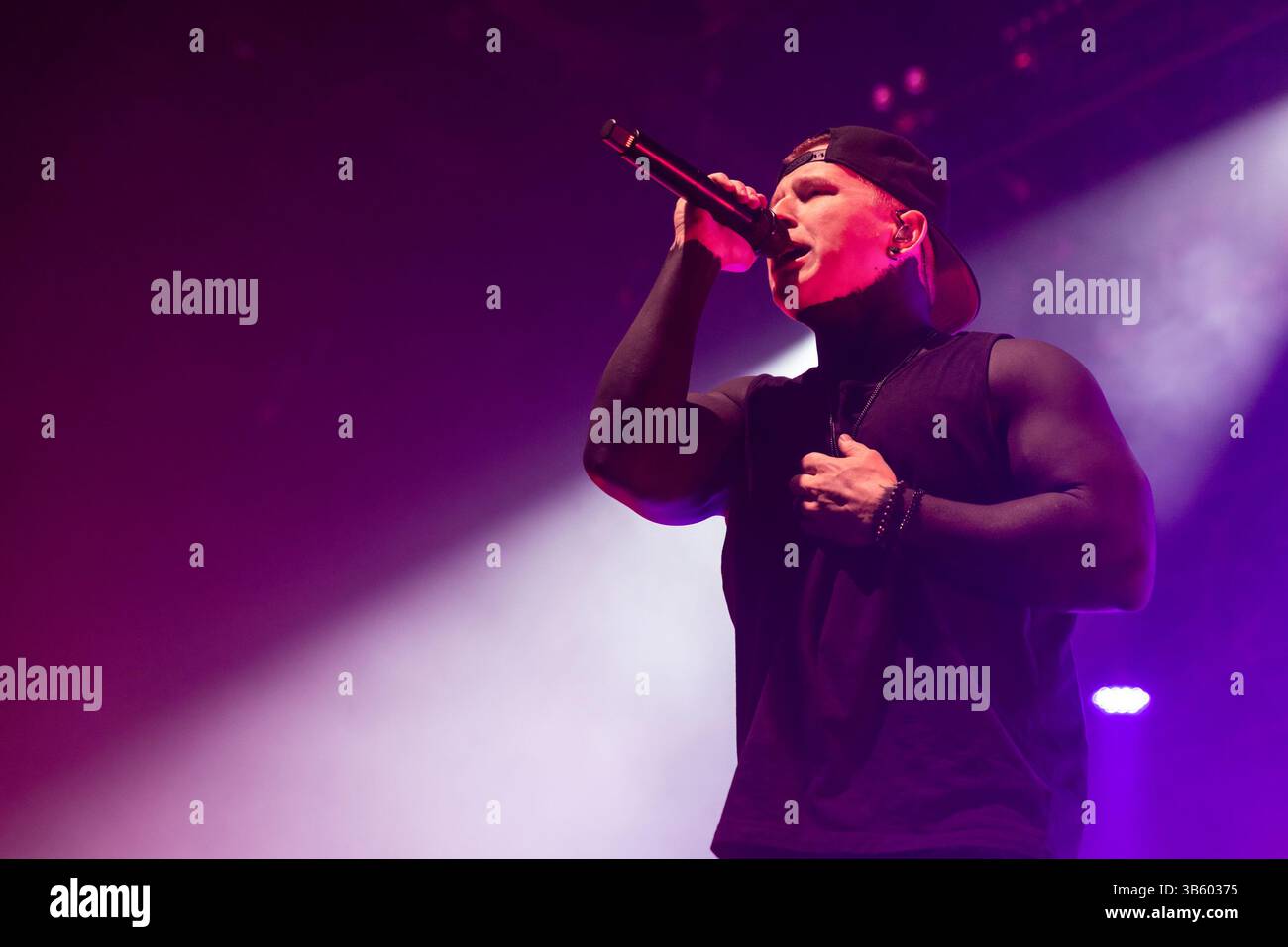 Madison, USA. 30th Apr, 2025. Danny Case of From Ashes to New at The Sylvee on April 30, 2025 ...