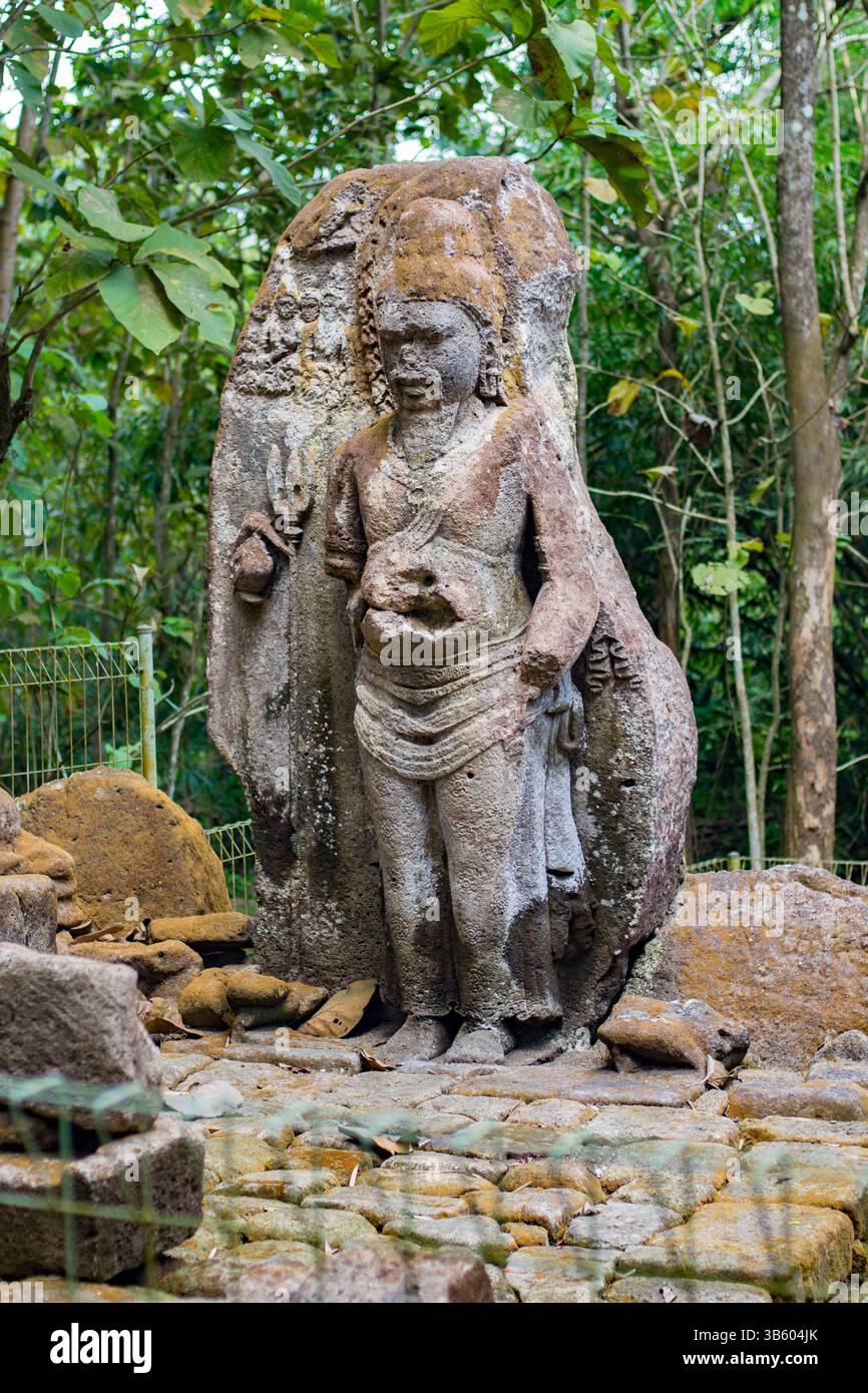 The Agastya statue at Arca Gupolo site near Candi Ijo stands as a ...