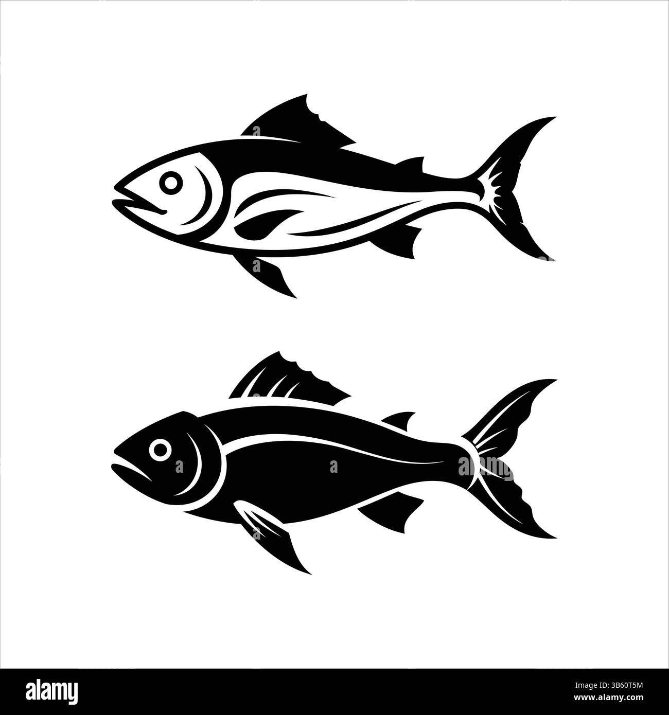 Editable fish vector hi-res stock photography and images - Alamy
