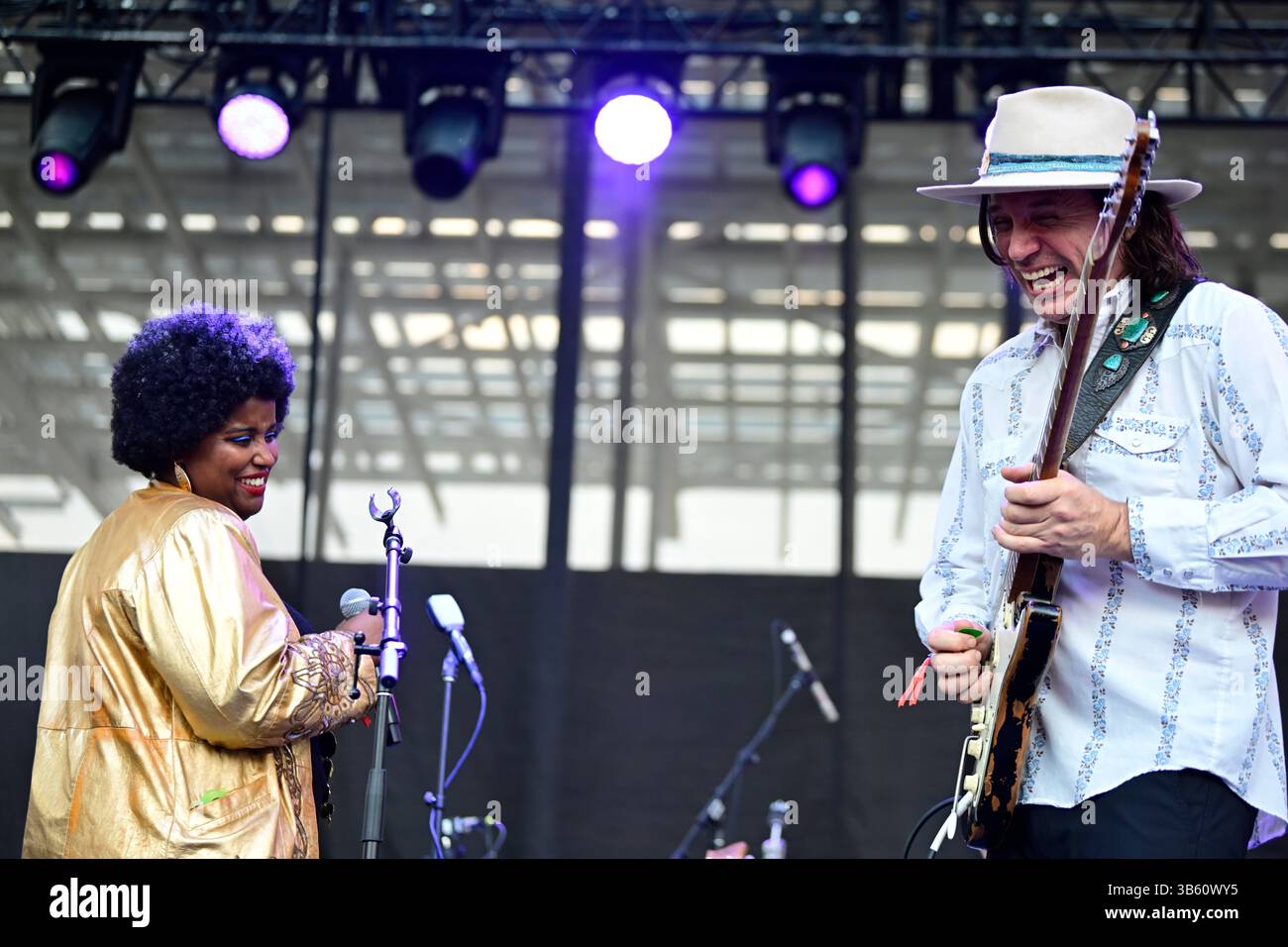 April 26, 2025: KAM FRANKLIN and IAN MOORE perform as part of the ...