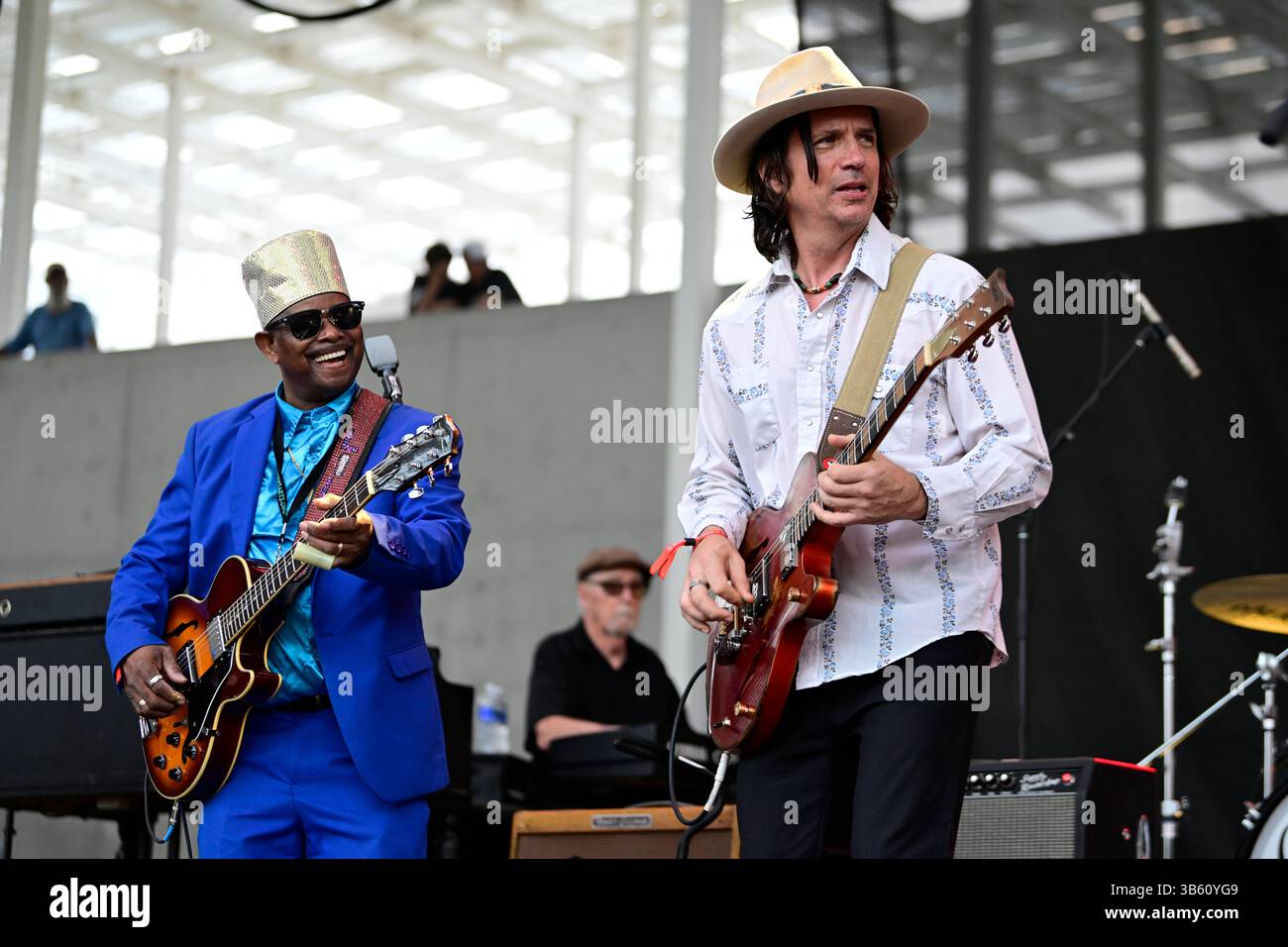 April 26, 2025: LIL' ED WILLIAMS and IAN MOORE perform as part of the ...