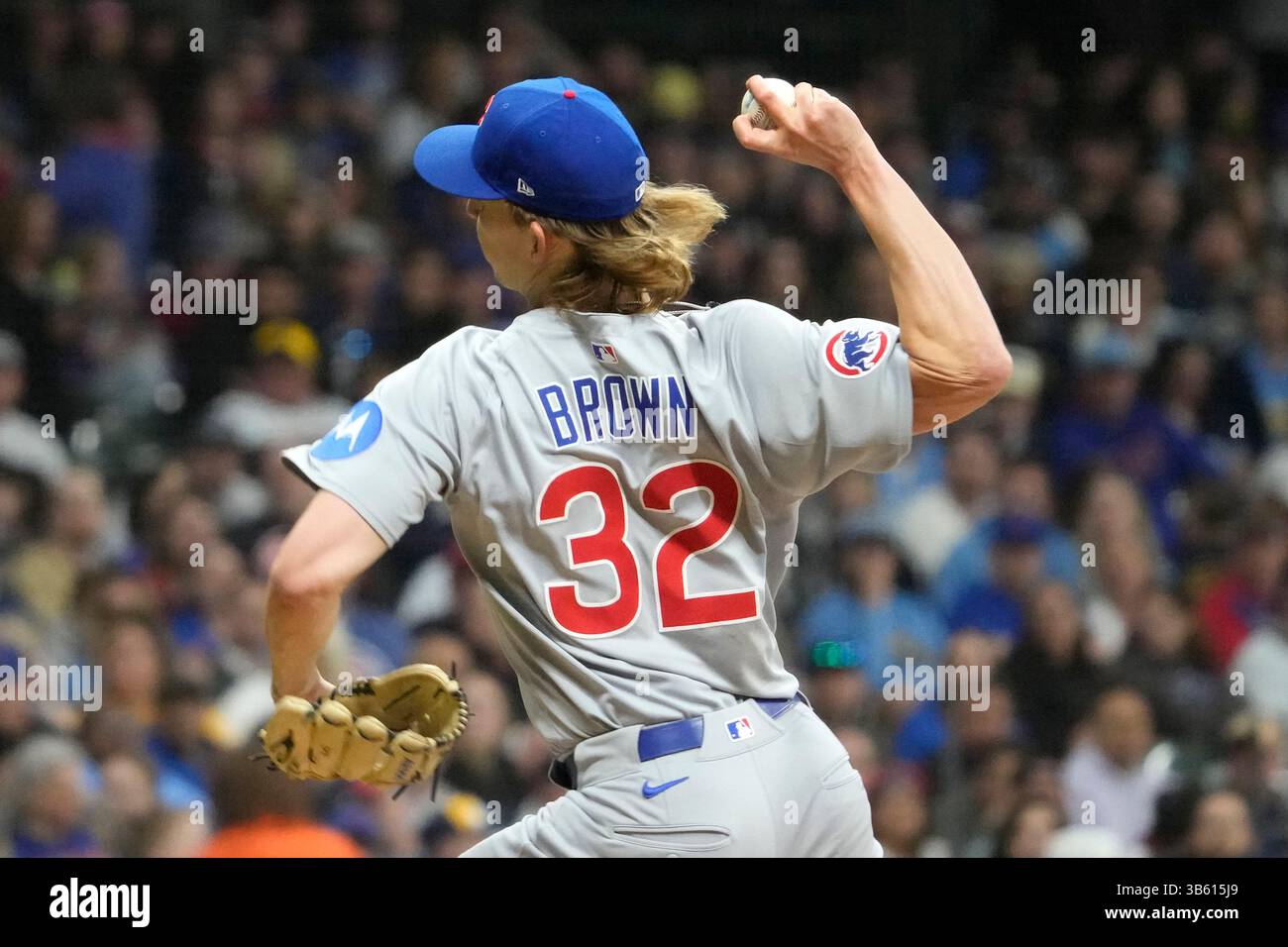 Chicago Cubs pitcher Ben Brown throws during the second inning of a ...