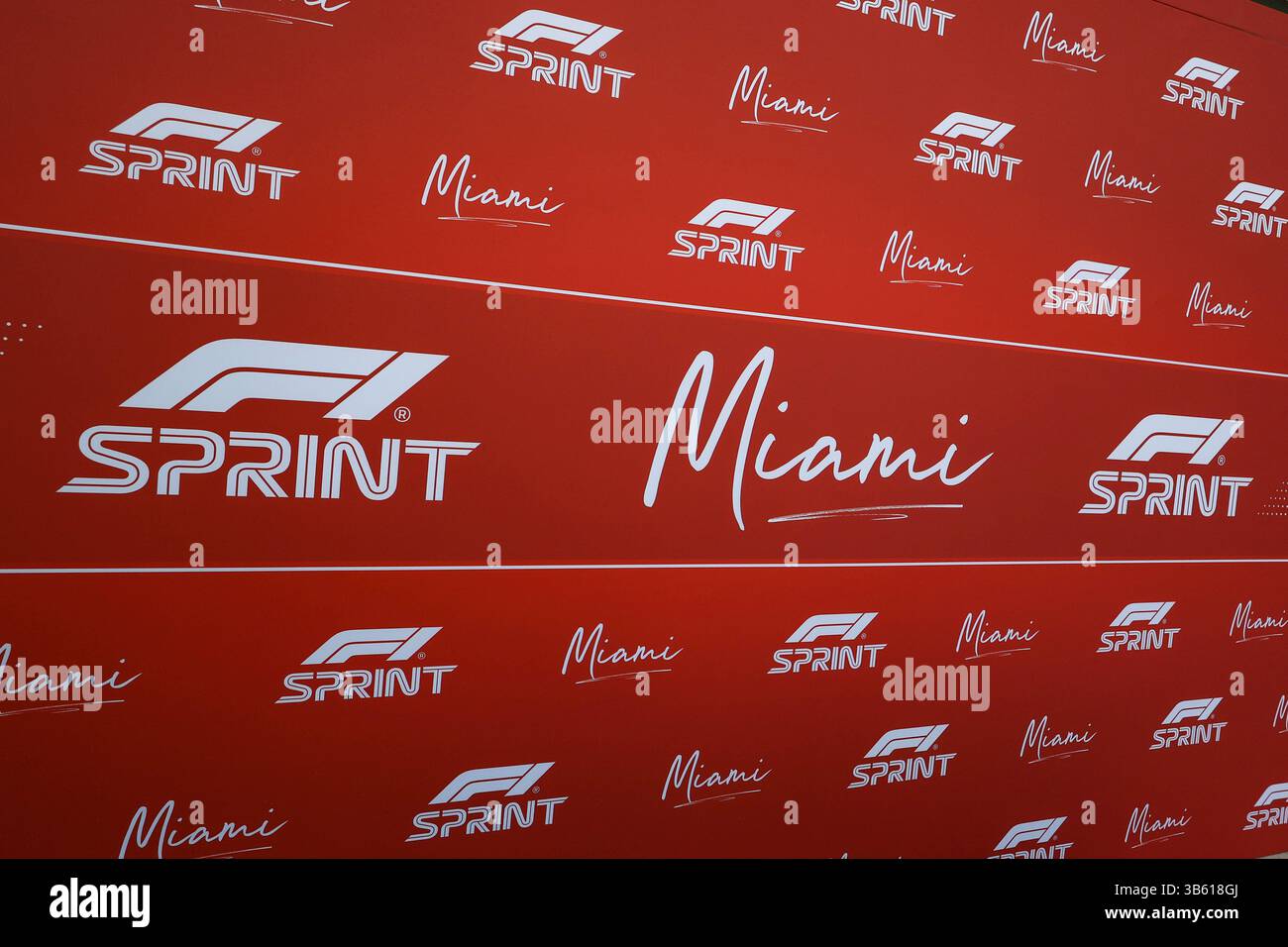 F1 Sprint logo during the 2025 Formula One Miami Grand Prix, 6th round ...