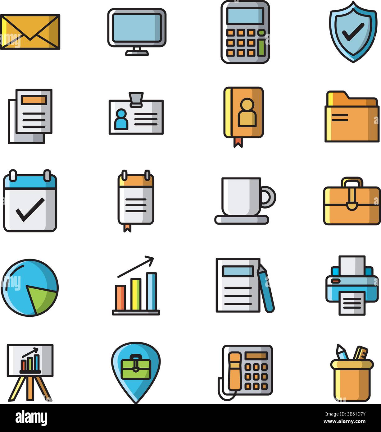 Productivity chair Stock Vector Images - Alamy