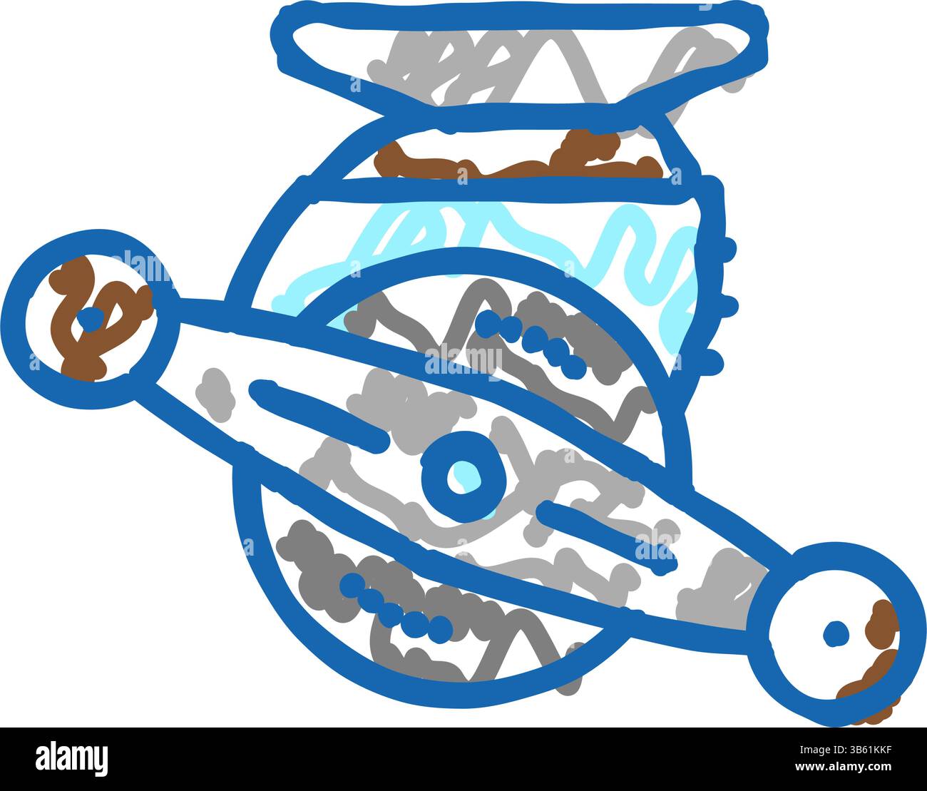 Bait cast reel icon Stock Vector Images - Alamy