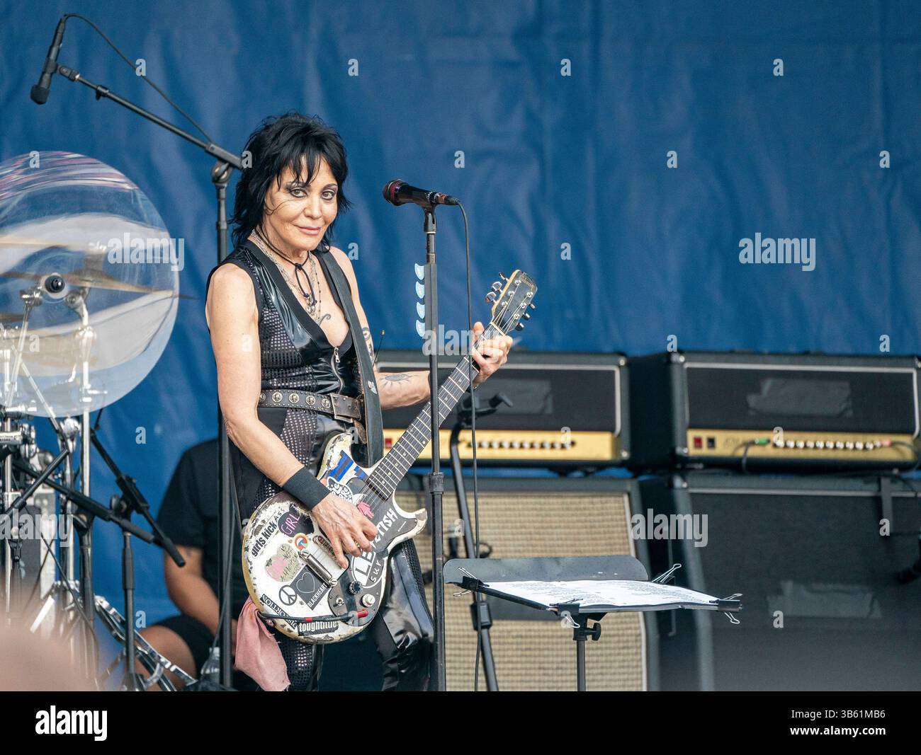 Joan Jett and the Blackhearts perform during the second weekend of the ...