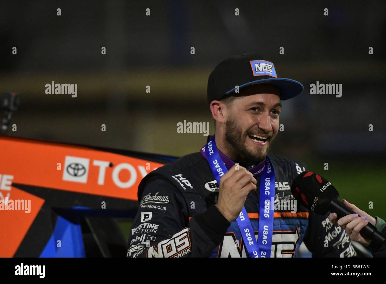 KOKOMO, IN - APRIL 27: Justin Grant (87) Chad Boat Industries (CBI) TRD ...