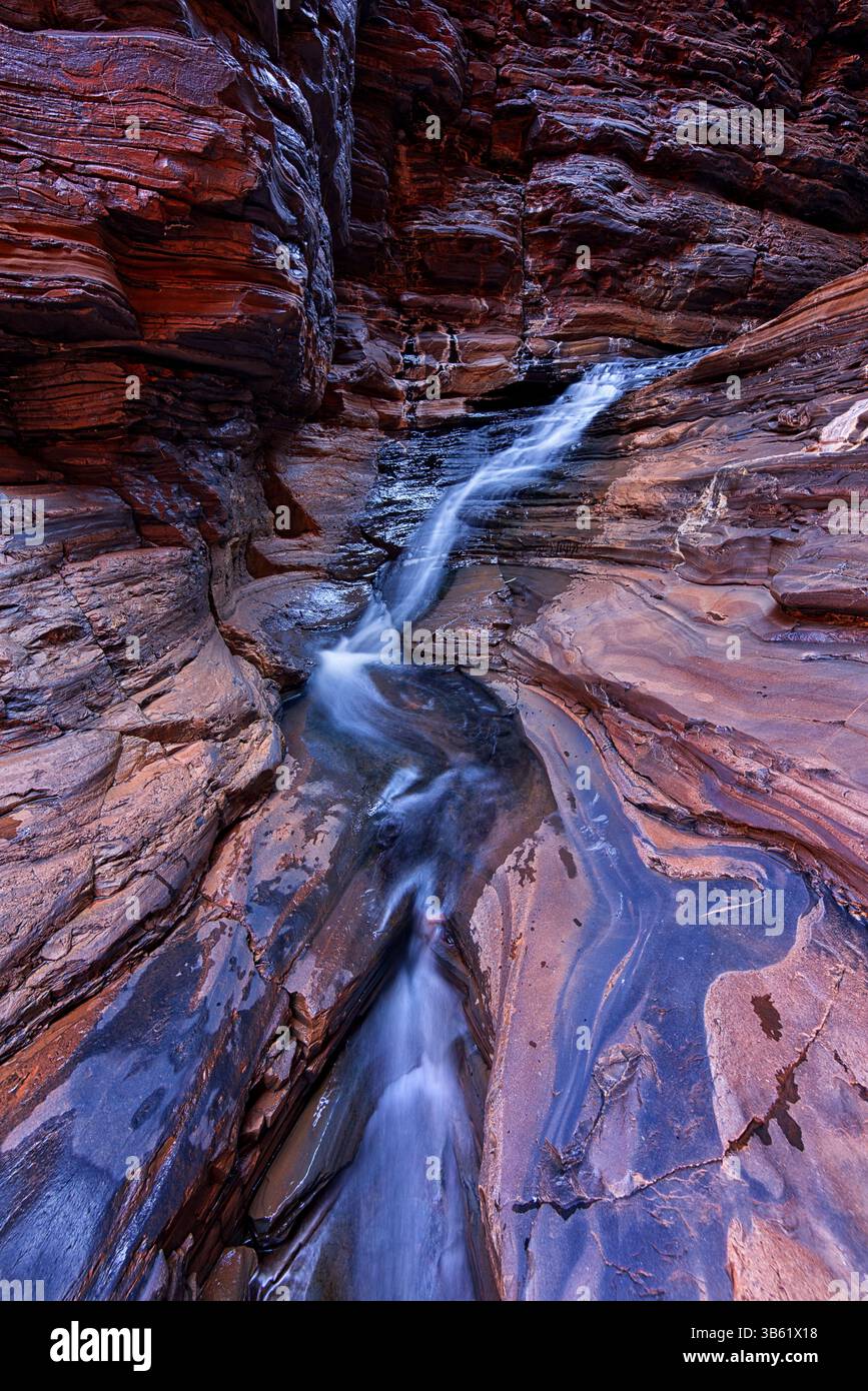 The lower section of Weano Gorge, Karijini, Western Australia. This ...